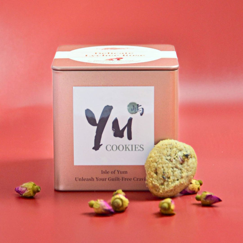 Delicate Lychee Rose Cookies 荔枝玫瑰曲奇 – yucookies